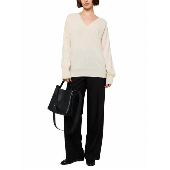 Brodie Cashmere | Sweaters | New Brodie Cashmere Cross Stitch Vneck ...